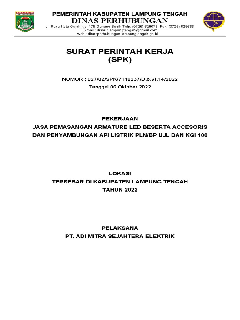 Cover SPK | PDF