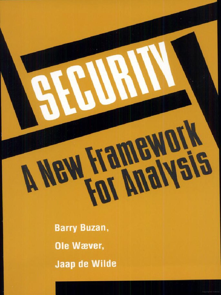 Buzan Waever and de Wilde 1998 Security | PDF | System | Securities