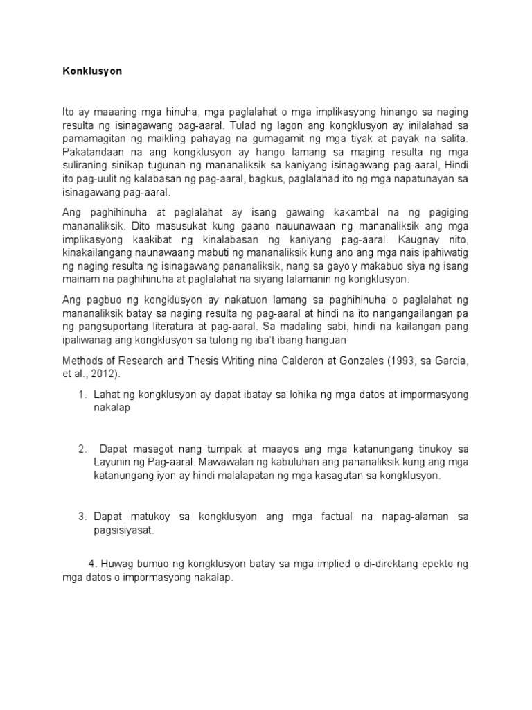 Konklusyon-ppt | PDF