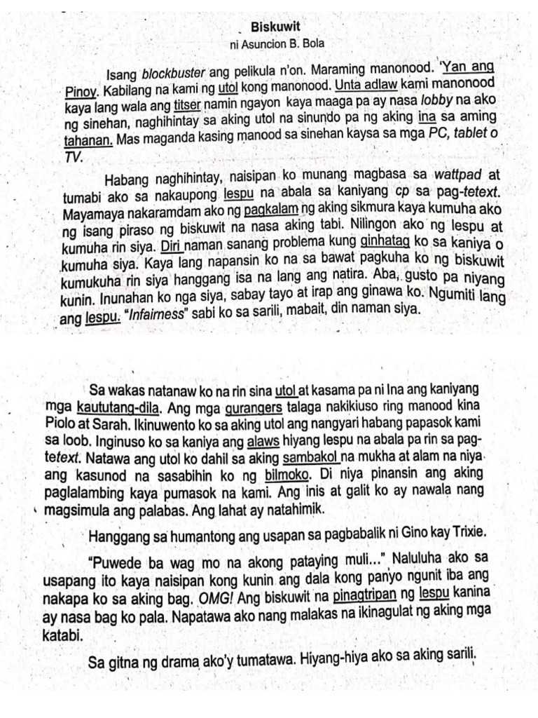 Grade 7 Pagbasa | PDF