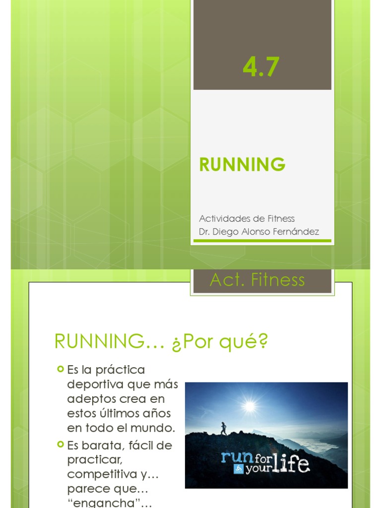 Tema 4.7 - Running | PDF | Corriendo | Deportes individuales