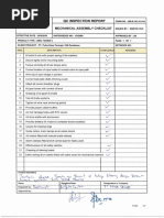 Pump Installation Inspection Report | PDF | Pump | Hydraulics