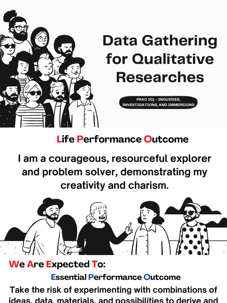 Data Gathering For Qualitative Research | PDF | Qualitative Research | Data