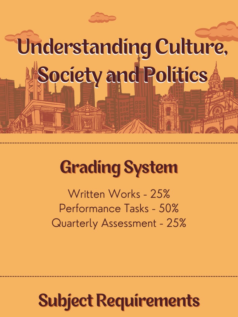 Understanding Culture, Society and Politics | PDF | Society | Sociology