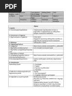 Detailed Lesson Plan - Paggamit NG Pandiwa | PDF