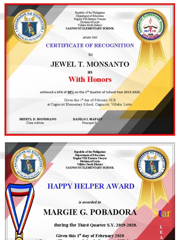 Certificates | PDF