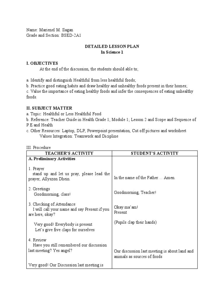 Dlp Science Pdf Foods Junk Food