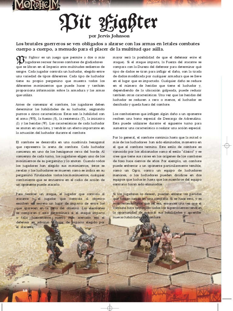 Combates de Gladiadores en Pit Fighter | PDF