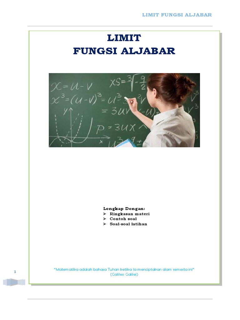 Fungsi Limit Aljabar | PDF