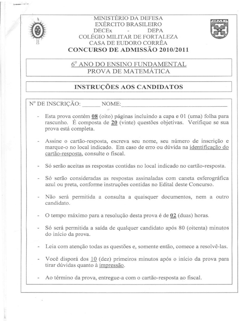 CMF 2010 2011 Matematica Fundamental | PDF