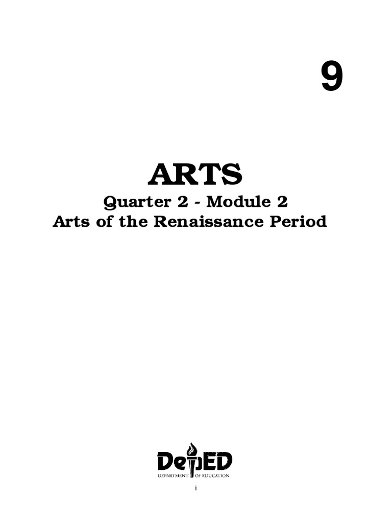 ARTS 9 Q2 M2 Wk2 | PDF | Michelangelo | Renaissance Art