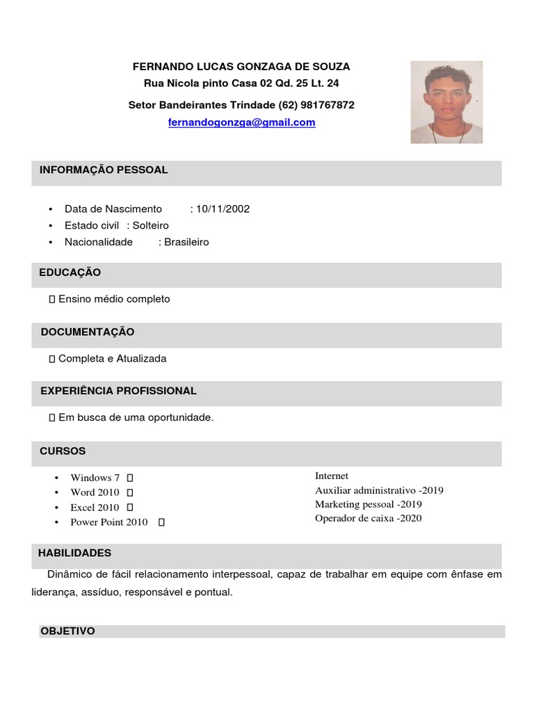 Curriculo Fernando Atualizado 20222@ | PDF