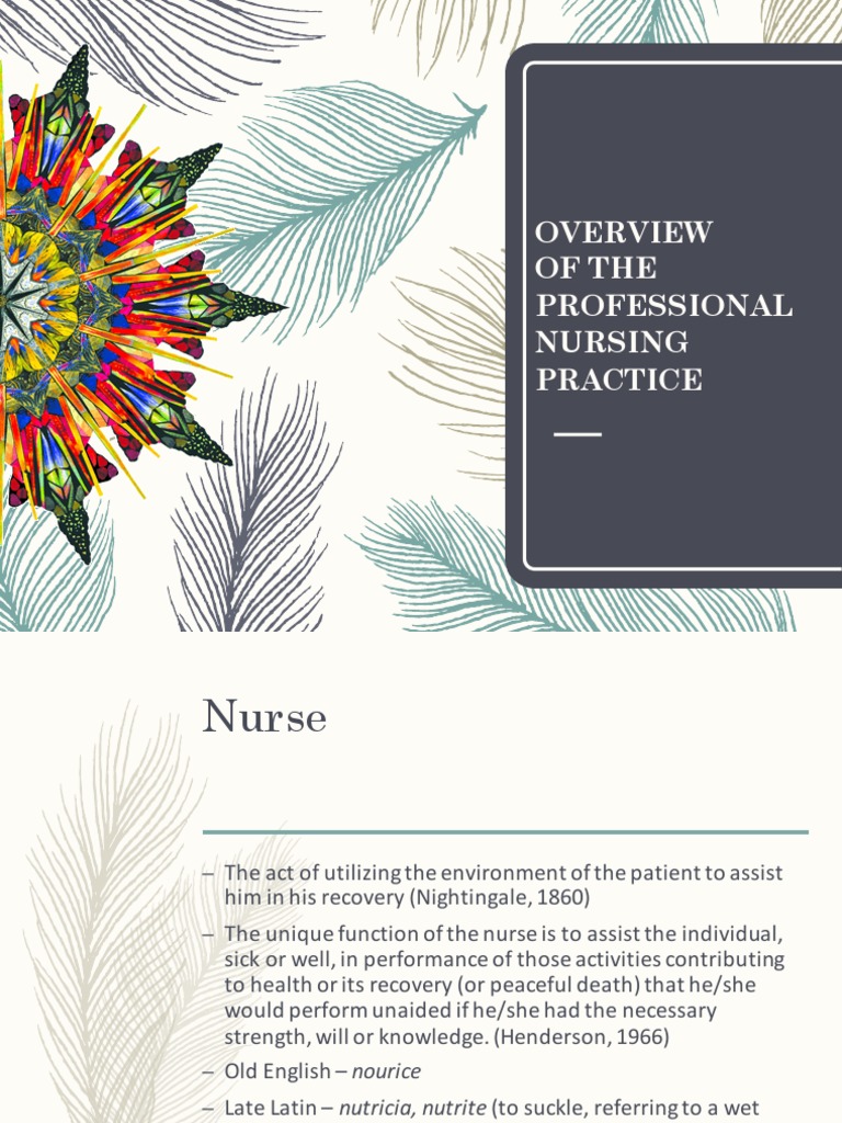 Lesson 2 Overview of Professional Nursing Practice | PDF | Nursing | Informed Consent