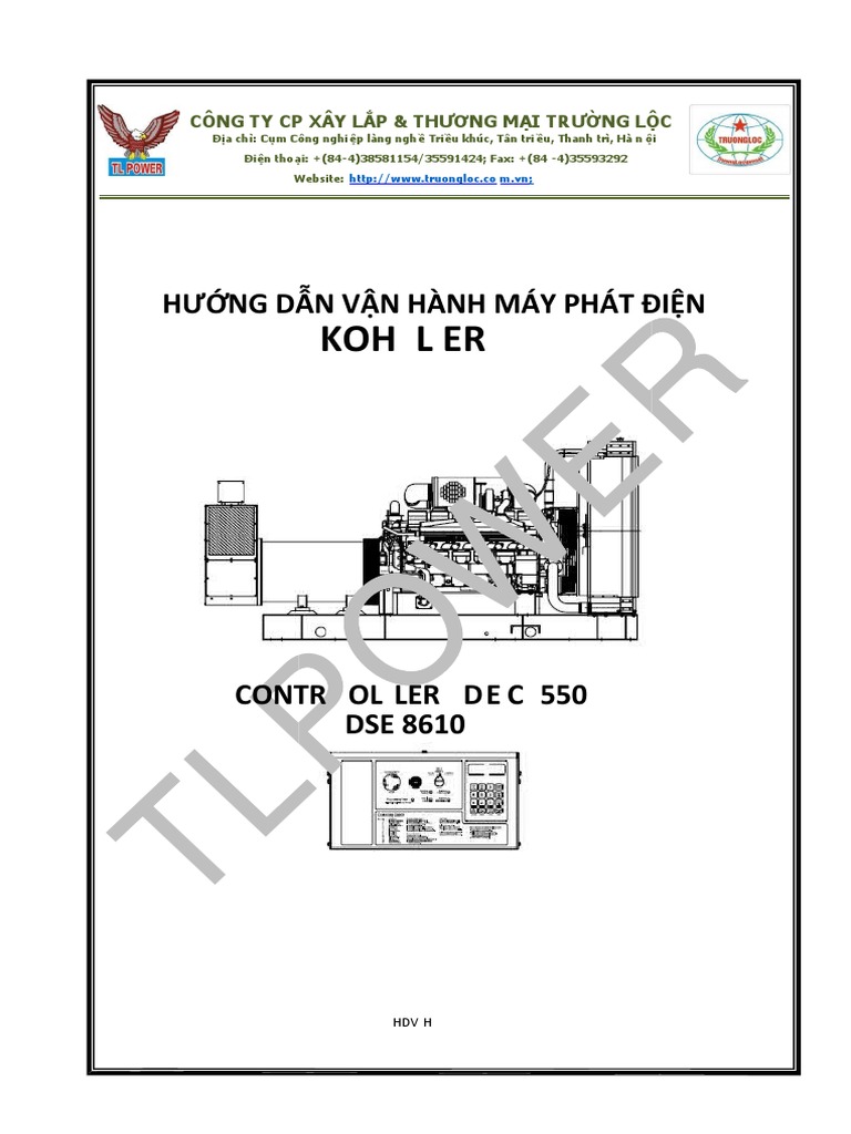 HDVH Kohler Dec550 | PDF