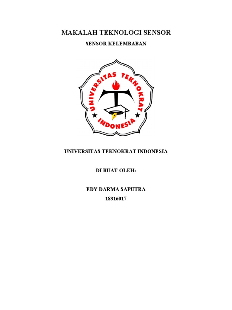 Makalah Teknologi Sensor | PDF | Teknologi & Rekayasa
