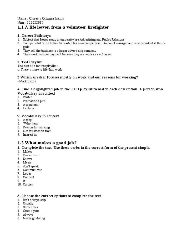 English Task 1 | PDF