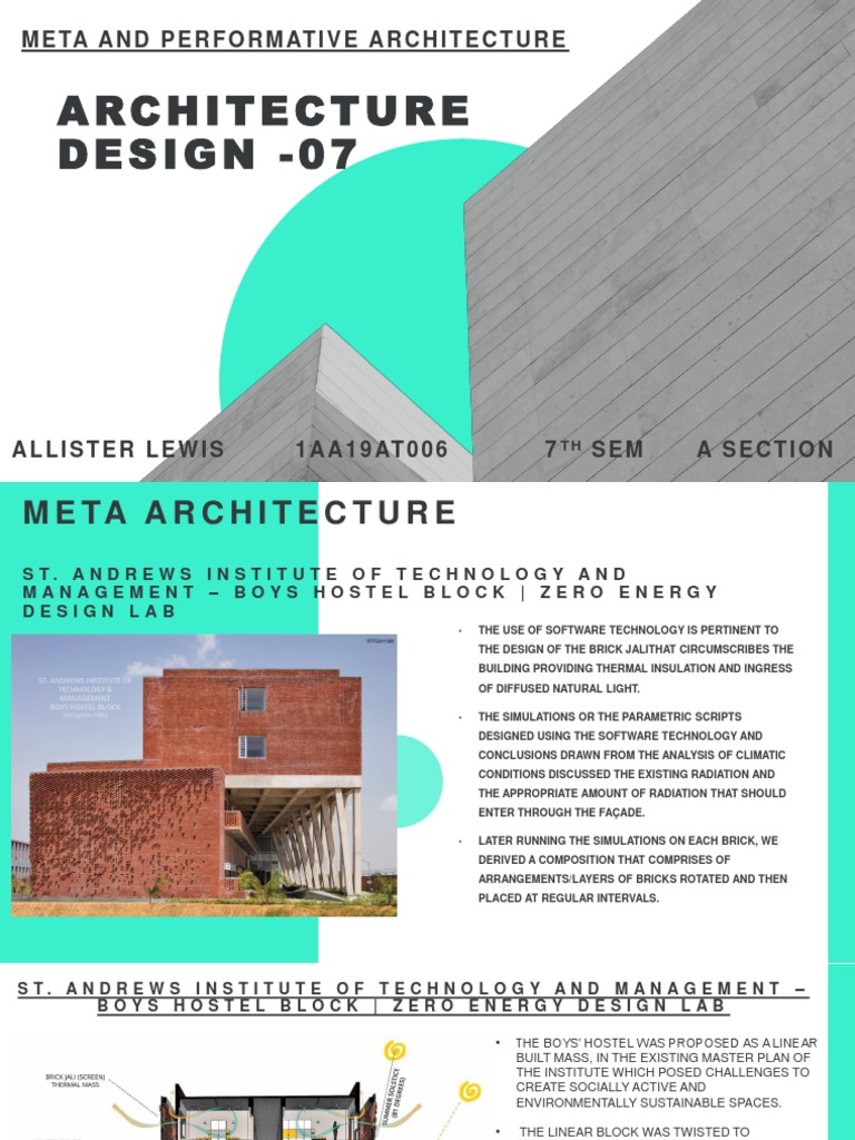 Meta and Performative Architecture Insights | PDF | Concrete | Brick