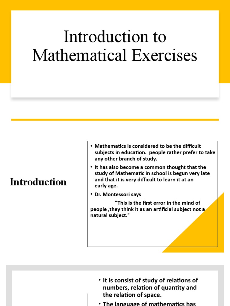 Introduction To Mathematical Mind | PDF | Mathematics | Mind