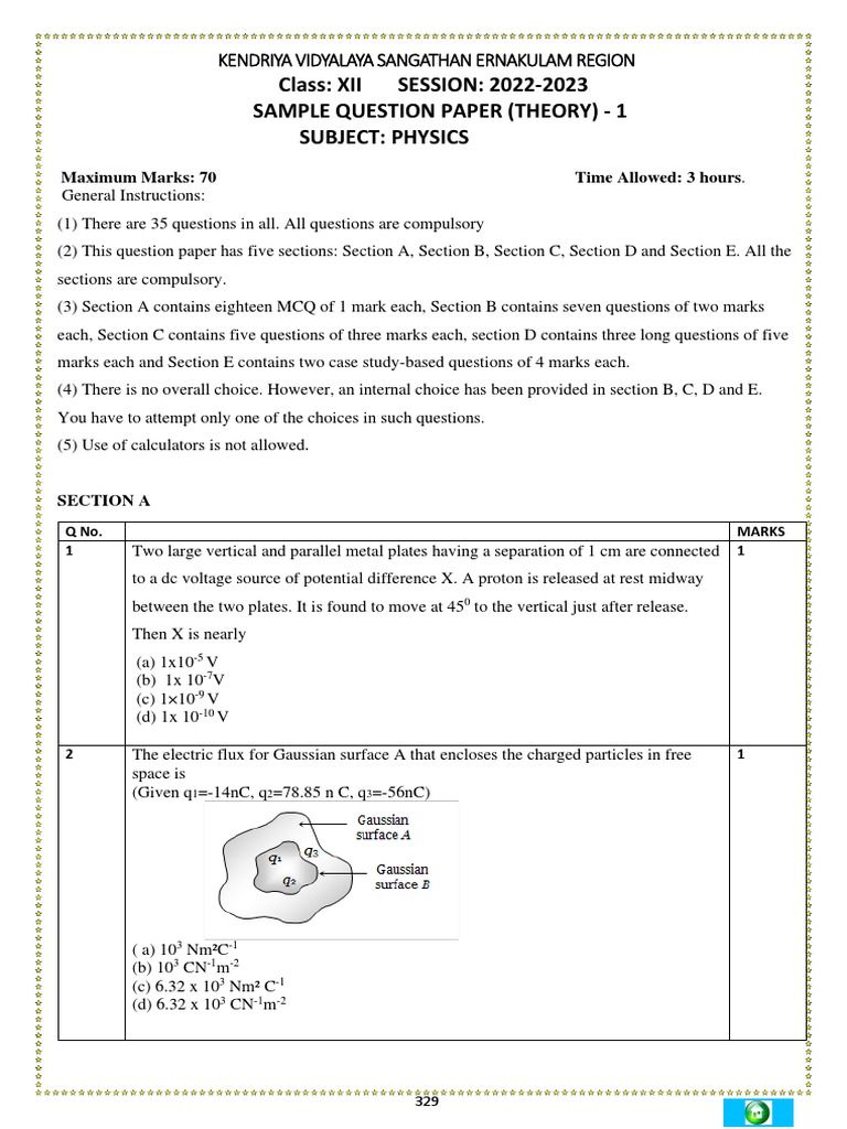 Class 12 Physics Support Material 2024-25 | PDF | P–N Junction | Inductor