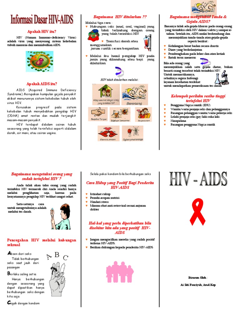 Leaflet Hiv Aids | PDF