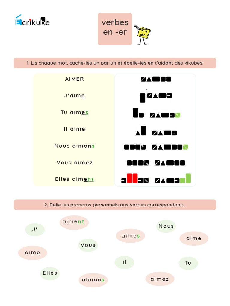 Présent-Verbes - Er | PDF | Arts du langage et discipline | Études des ...