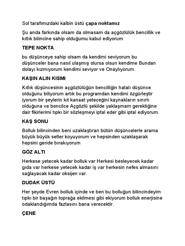 Bolluk Bereket Eft | PDF