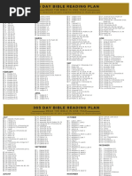 The Official 365 Day Reading Plan For The Bible in A Year | PDF | Bible ...