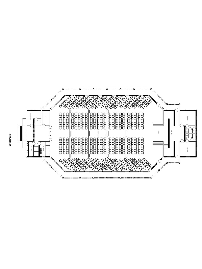 500 Capacity Auditorium Floor Plan | PDF