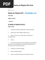 Physics Exam Questions For SS2 Second Term | PDF | Waves | Heat