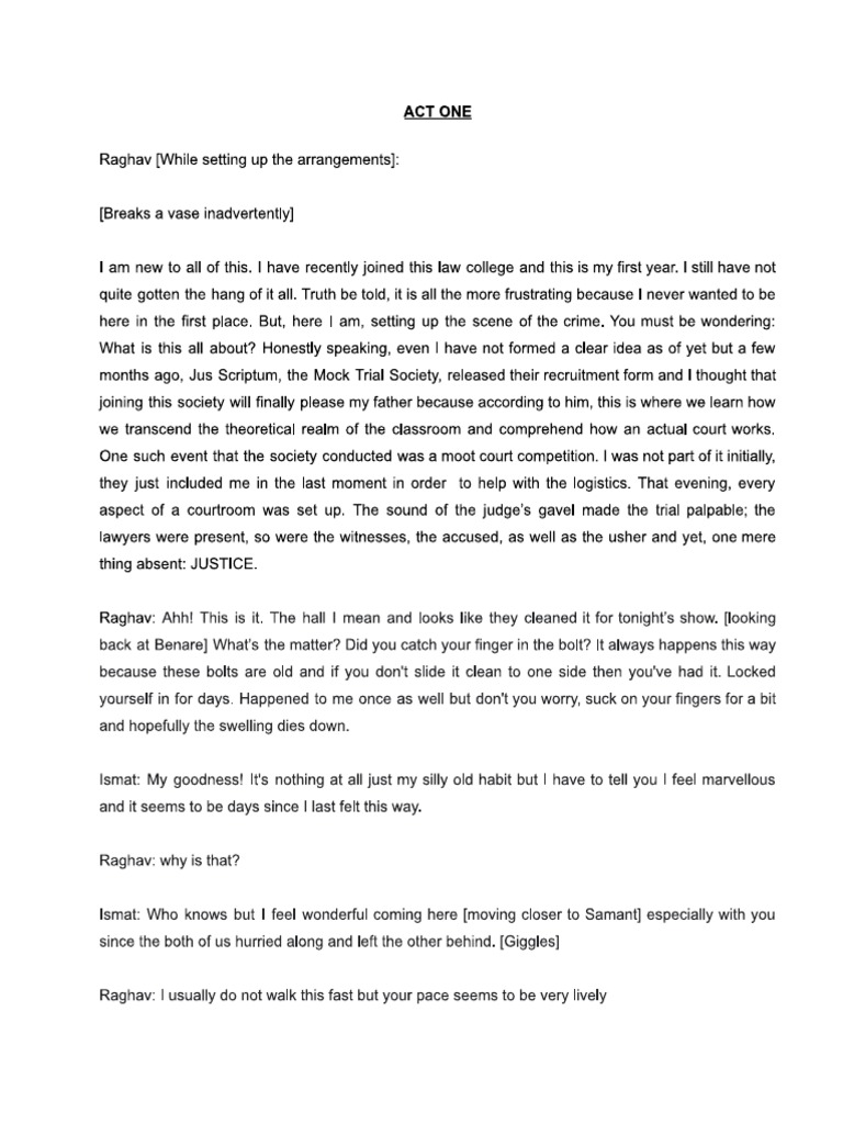 Silence Script | PDF