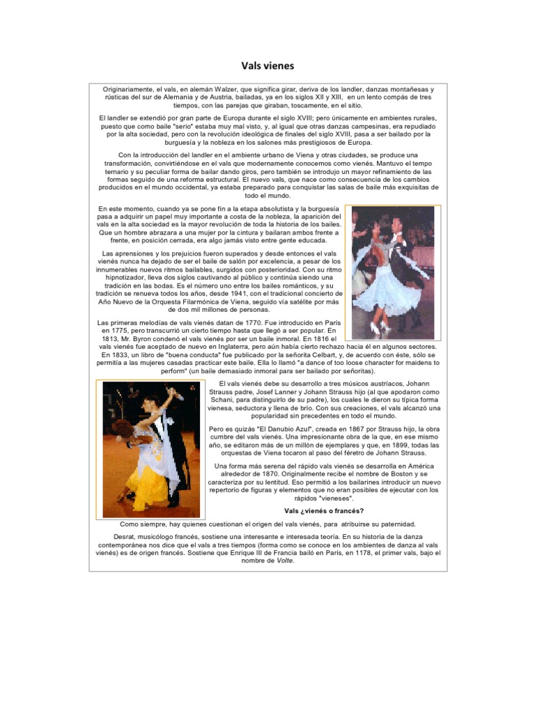 Vals Vienes | PDF | Papel | Valses