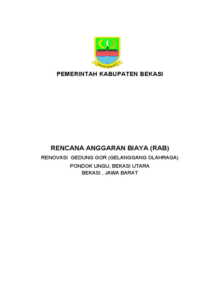 Rab Gedung Gor | PDF