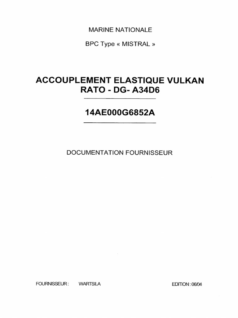 Accouplement Élastique VULKAN | PDF