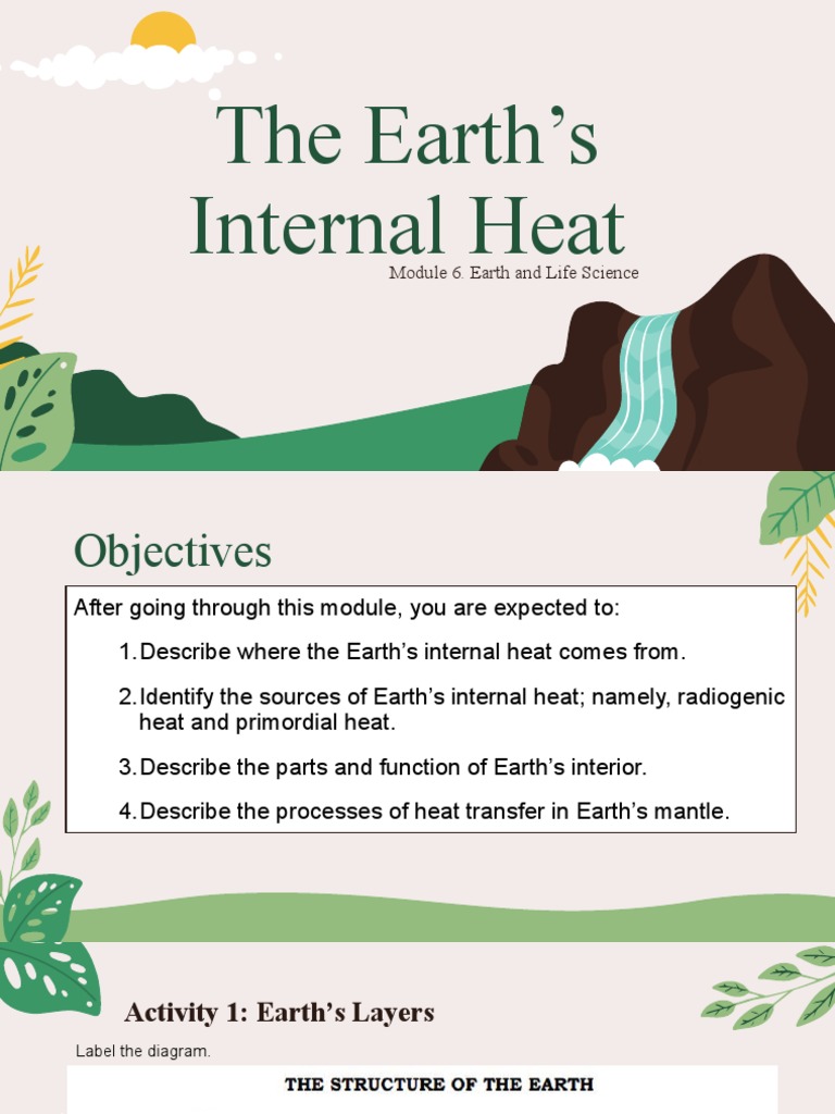 Earth's Internal Heat Sources Explained | PDF | Earth | Heat Transfer