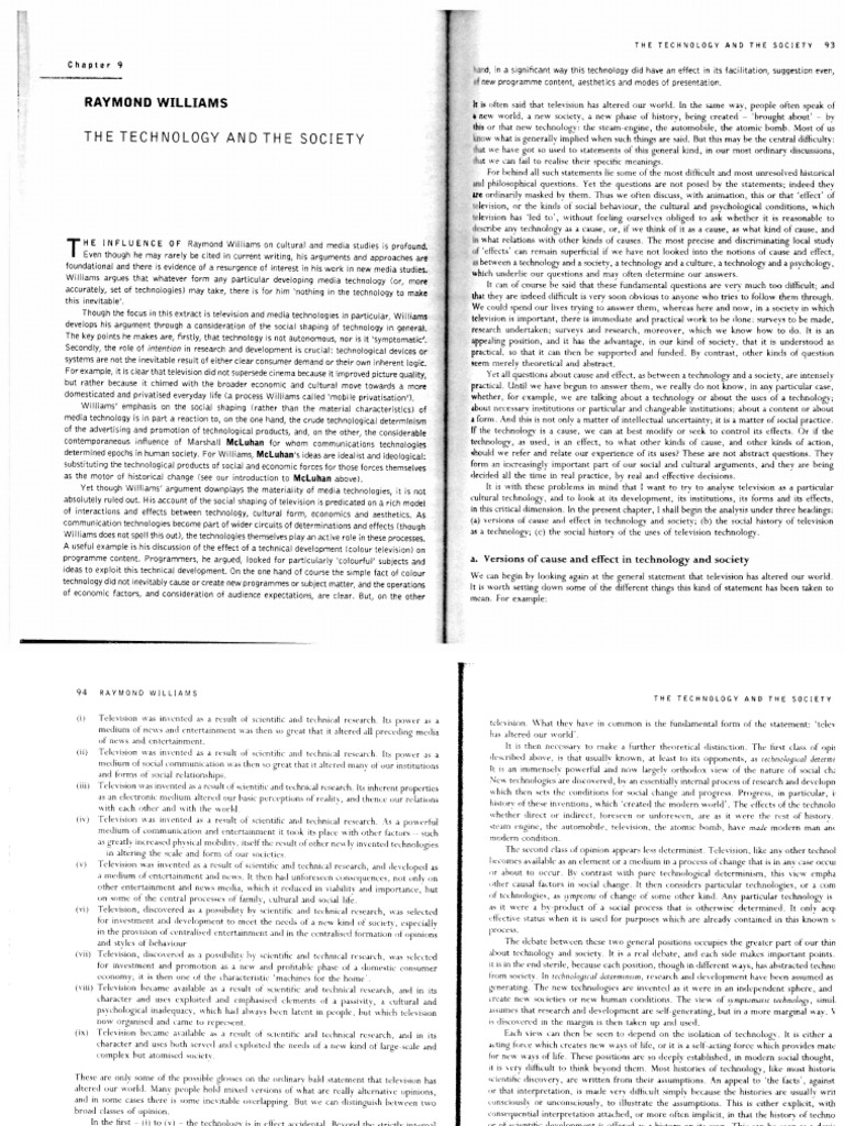 4 Williams TechAndSociety Television | PDF