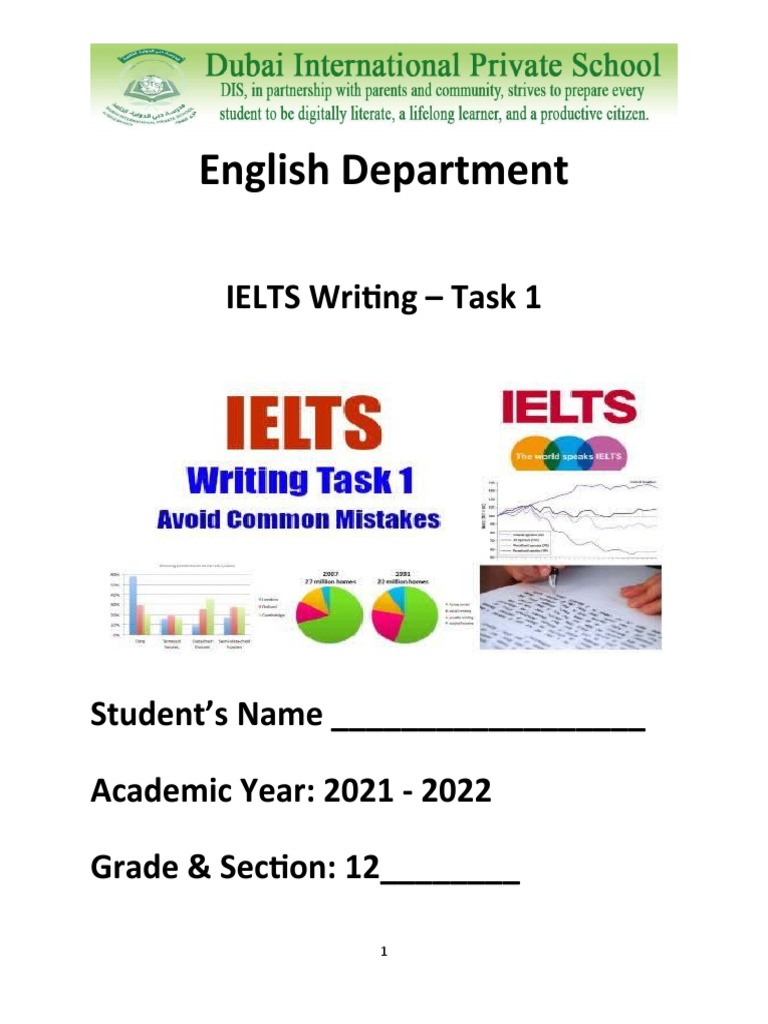 The Guide To IELTS Academic Writing Task 1 | PDF | Verb | Part Of Speech