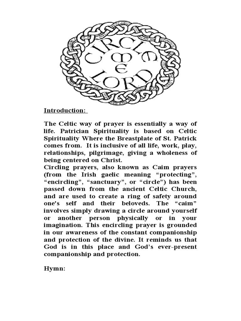 Caim Prayer | PDF | Prayer | Christian Denominational Families