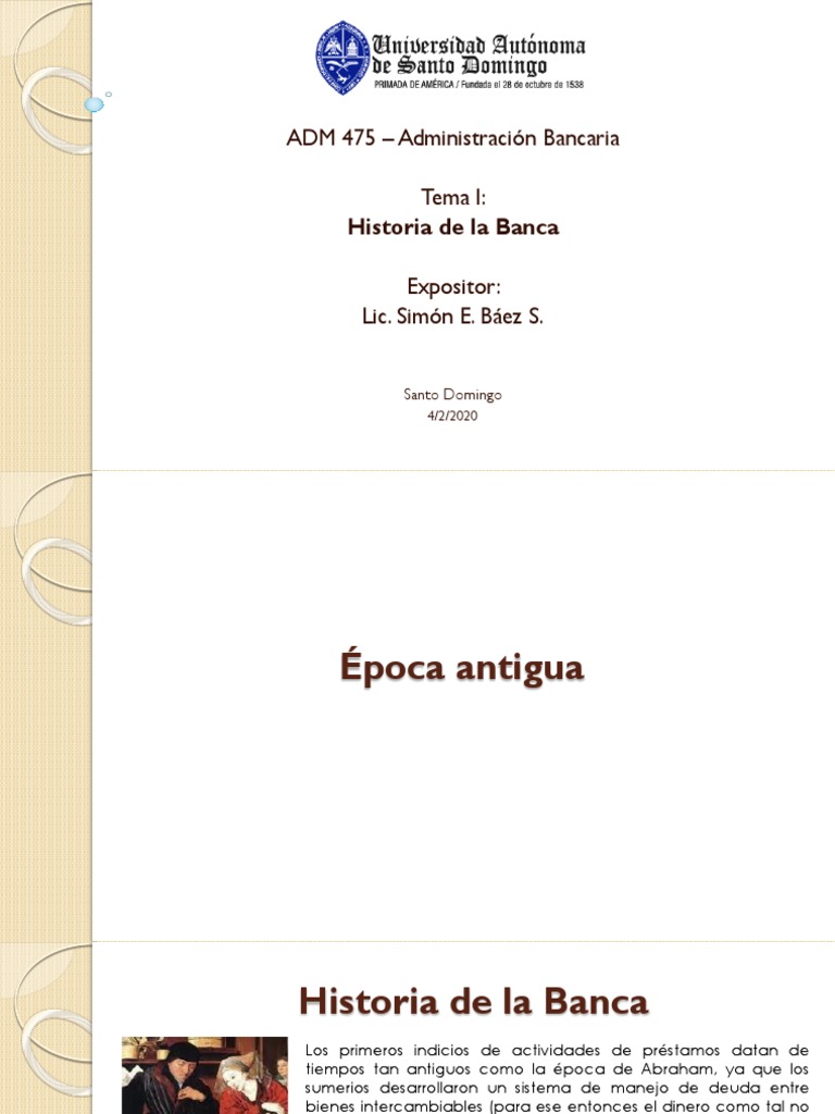 1 - Historia de La Banca | PDF | Bancos | Bancario