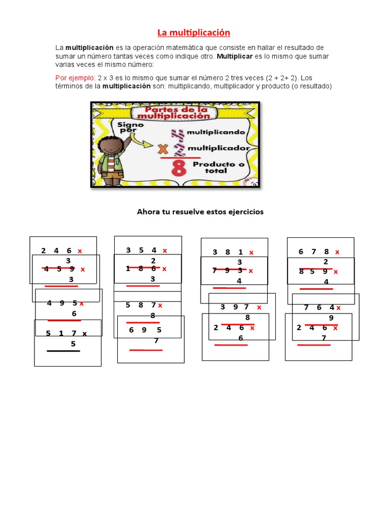 La Multiplicación | PDF