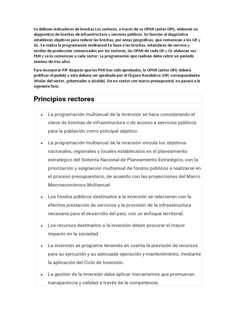 PMGI | PDF | Infraestructura | Planificación