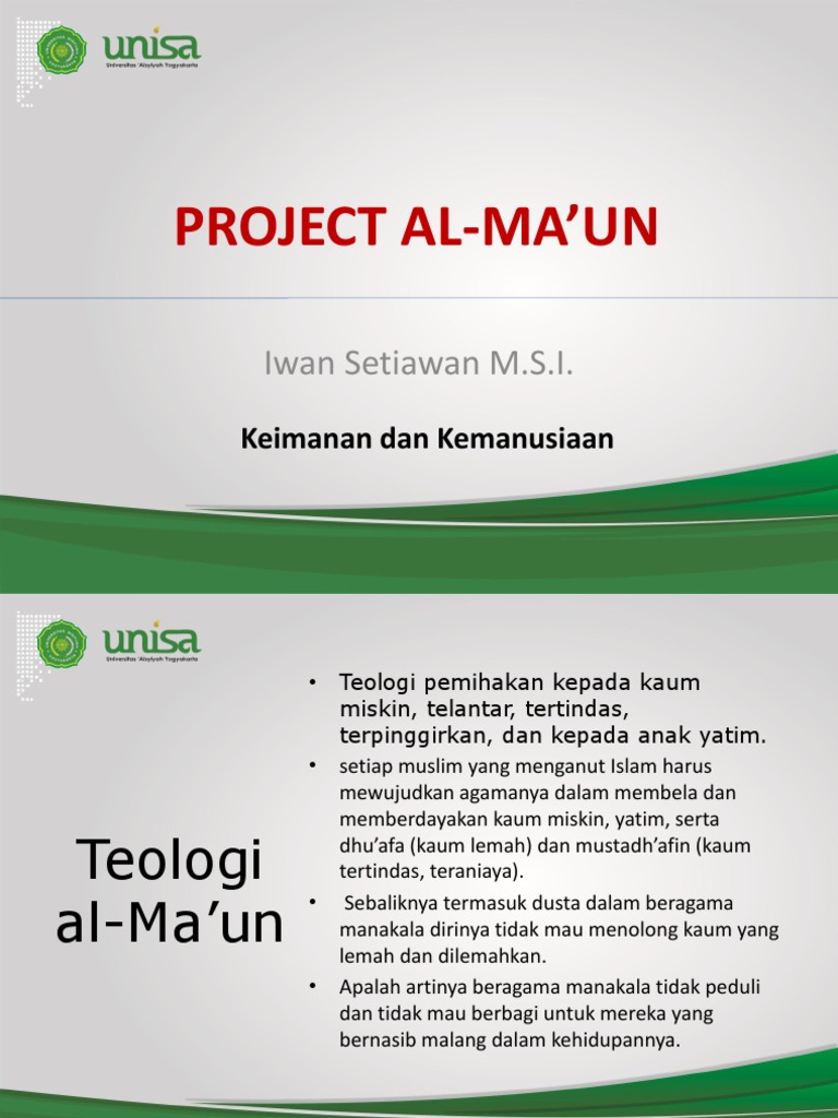 Project AL MAUN | PDF
