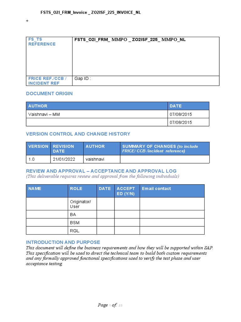 FS For Purchase Order Output | PDF | Invoice | Computing