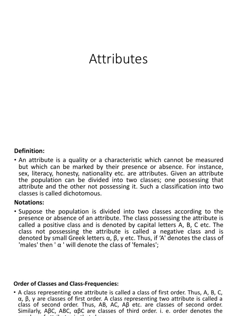 2 Attributes | PDF | Ratio | Numbers