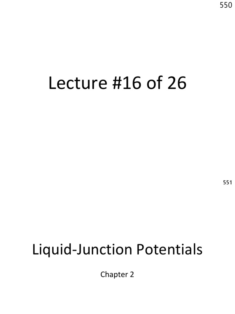 UCI CHEM248 2020F - Lecture16 | PDF | Ion | Quadratic Equation