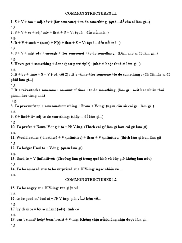 Common Structures | PDF