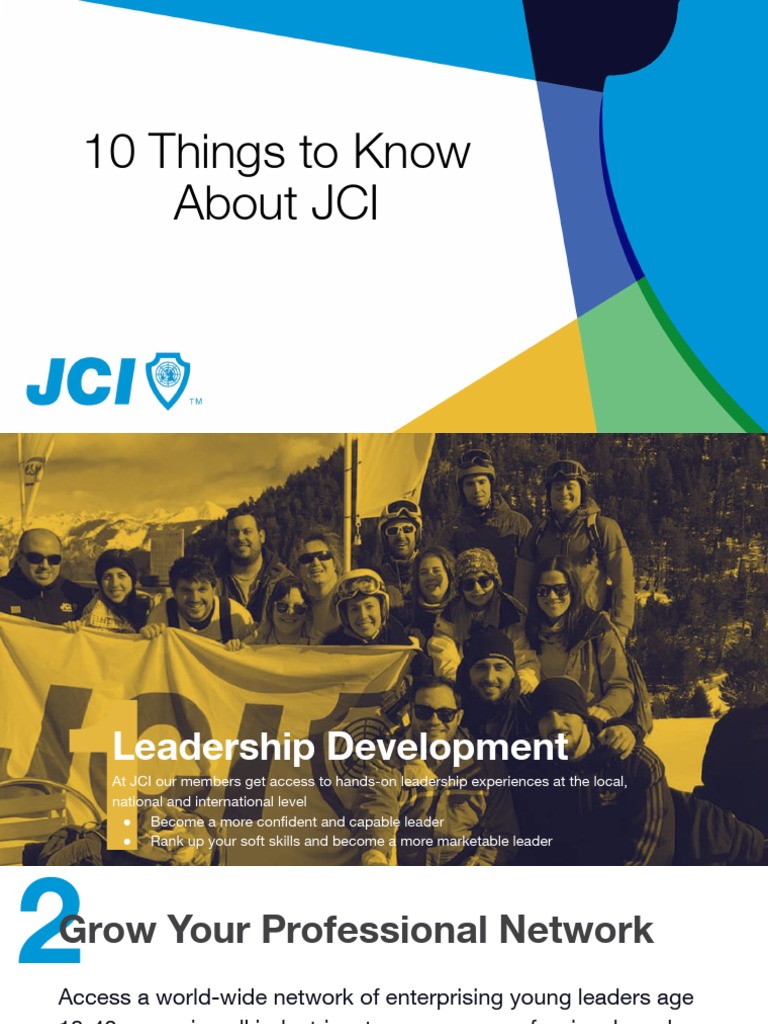 10 Things To Know About JCI | PDF | Entrepreneurship | Business