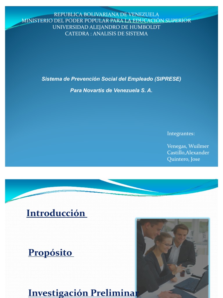 Analisis de Sistema - Expo2 | PDF | Negocios