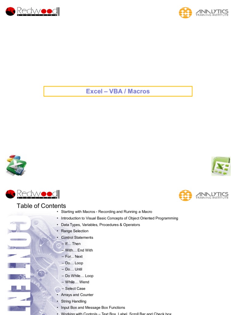 Excel Vbamacros Pdf Array Data Type Array Data Structure 8227