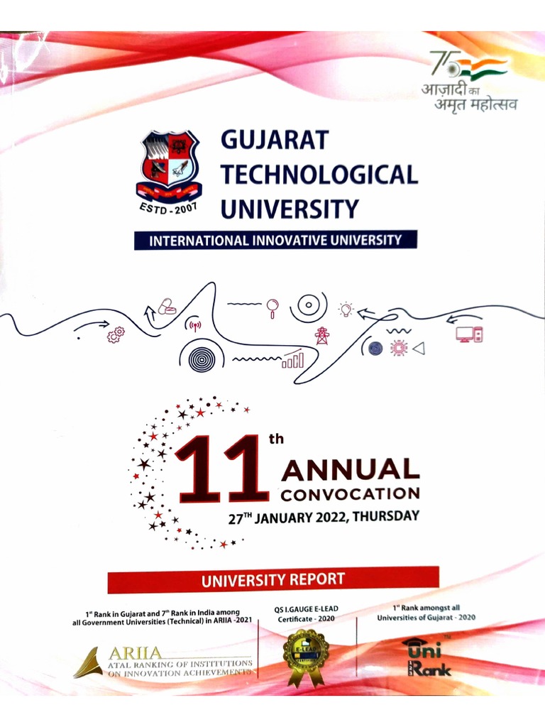 11th GTU Annual Report | Download Free PDF | Institute Of Technology ...