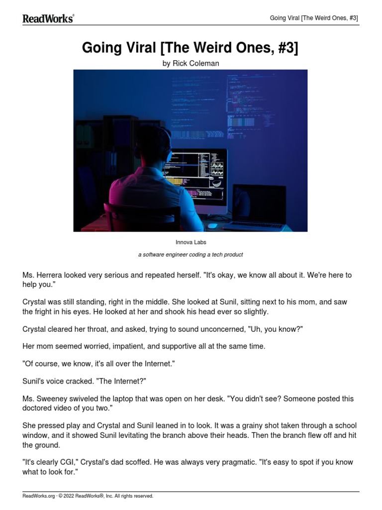 Comprehension Going Viral G8 | PDF | Social Science | Mystery, Thriller ...